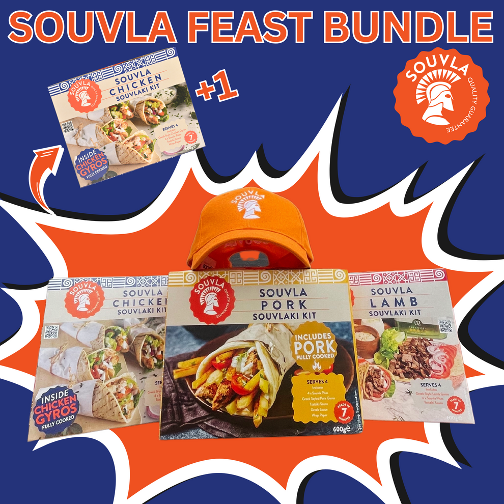 SOUVLA FEAST BUNDLE 4 PACK – bitemefinefoods